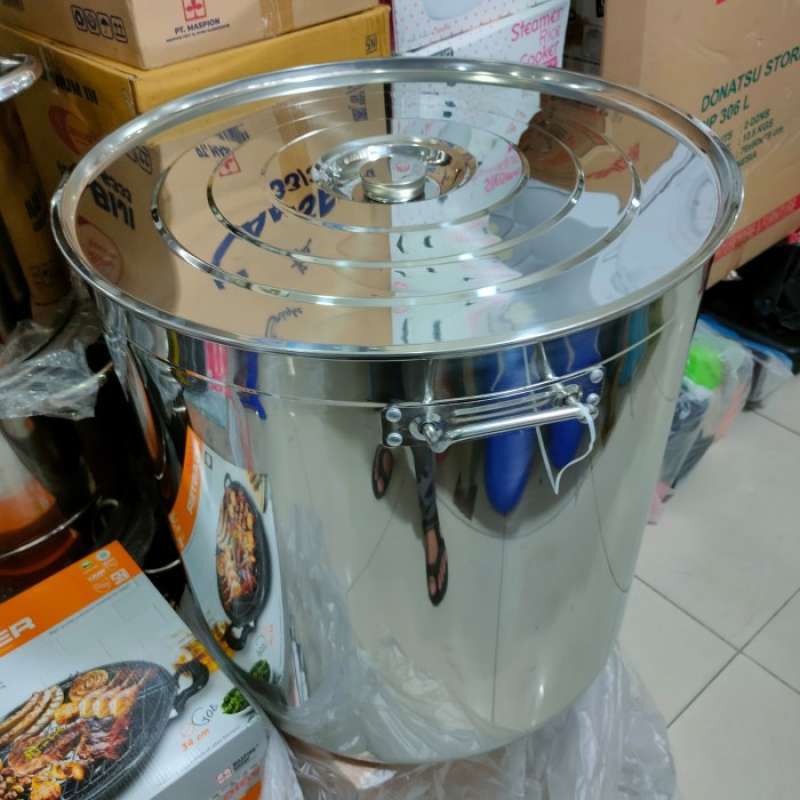 Promo Panci Tinggi Diameter 50 Cm Tinggi 50 Cm Tebal 3,0mm Stainless ...
