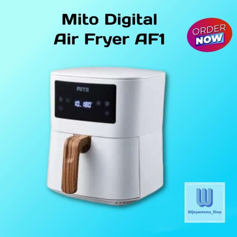 Promo Mito Af1 Digital Air Fryer Low Watt Dengan Coating Granite Diskon ...
