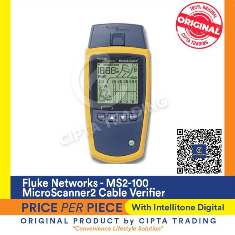 Promo Fluke Networks Ms2-100 Microscanner2 Cable Verifier Diskon 23% Di ...