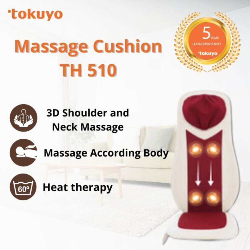 Promo Tokuyo 3d Massage Cushion Th-510 / Kursi Mesin Pijat Punggung Diskon 33% Di Seller Aninda ...