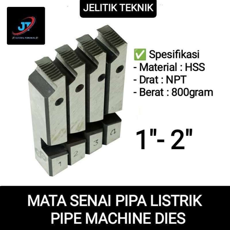 Promo Mata Senai Pipa Pt Npt Hss 1-2 | Pipe Machine Dies 1 - 2 Inch Diskon 23% Di Seller Kulee ...