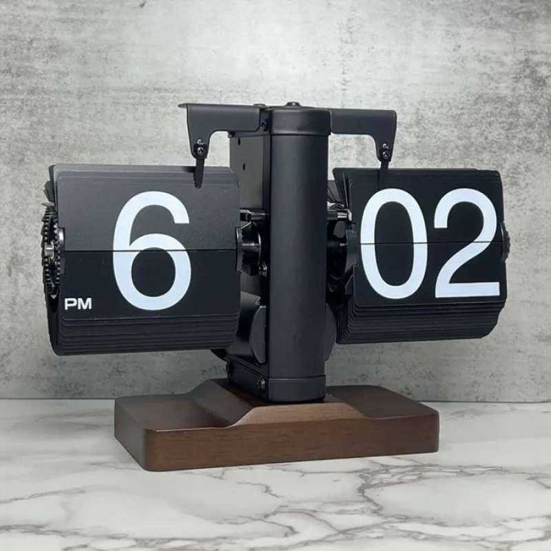 Jual Easee Vintage Retro Table Flip Clock Desk, Home, Office ...