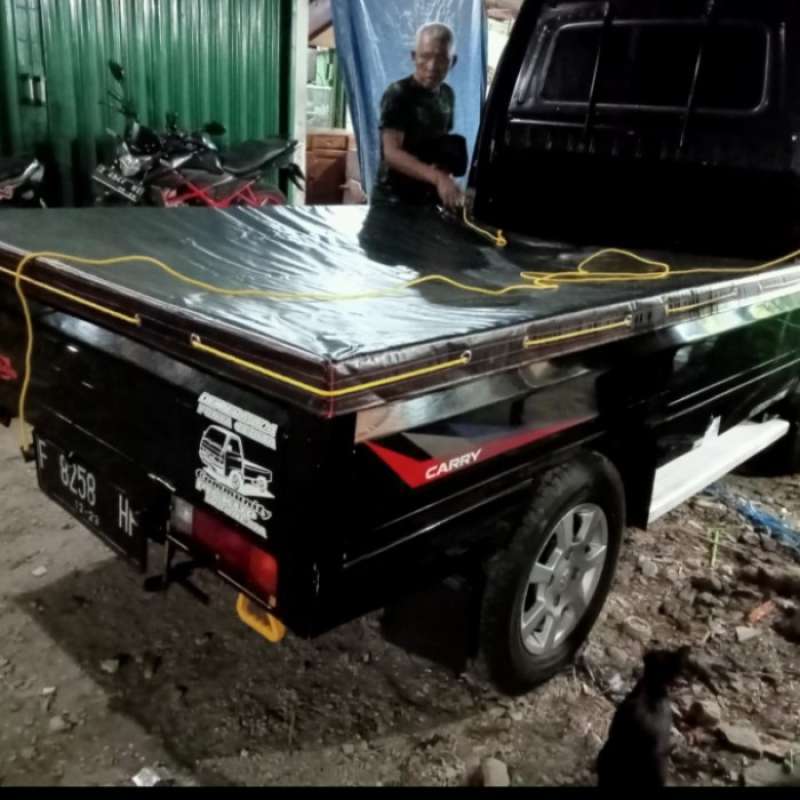 Promo Tutup Bak Mobil Bahan Semi Karet ( Suzuki Carry ) + Tambang ...