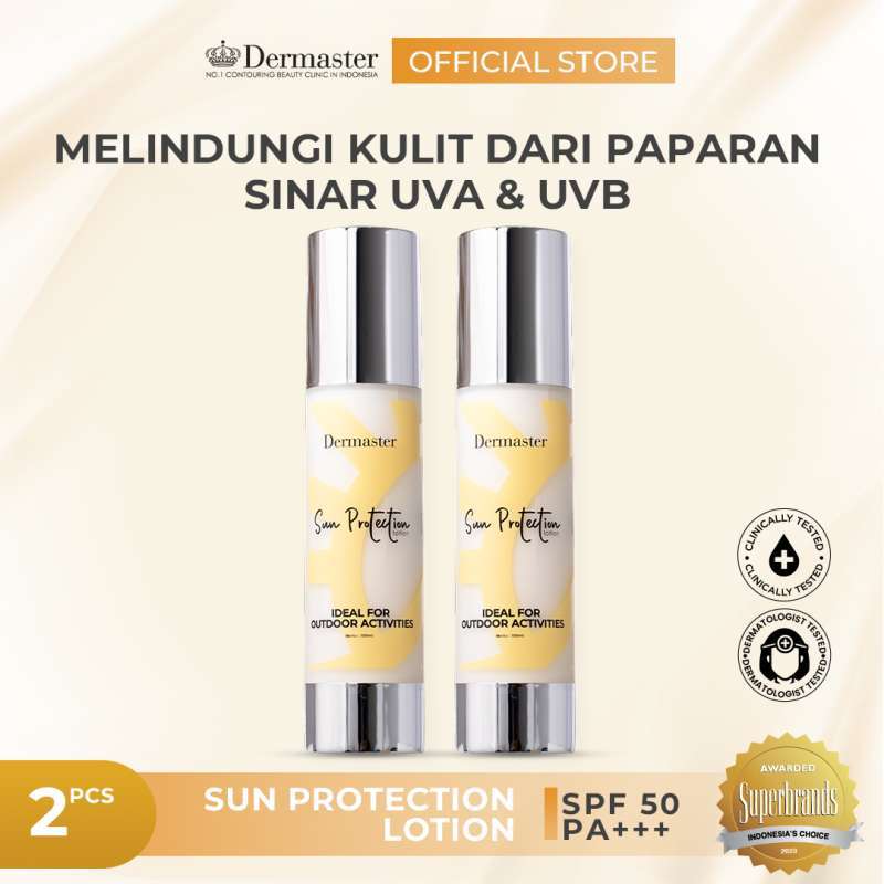 Jual Dermaster Sun Protection Lotion (2 Pcs) - 100ml Di Seller ...