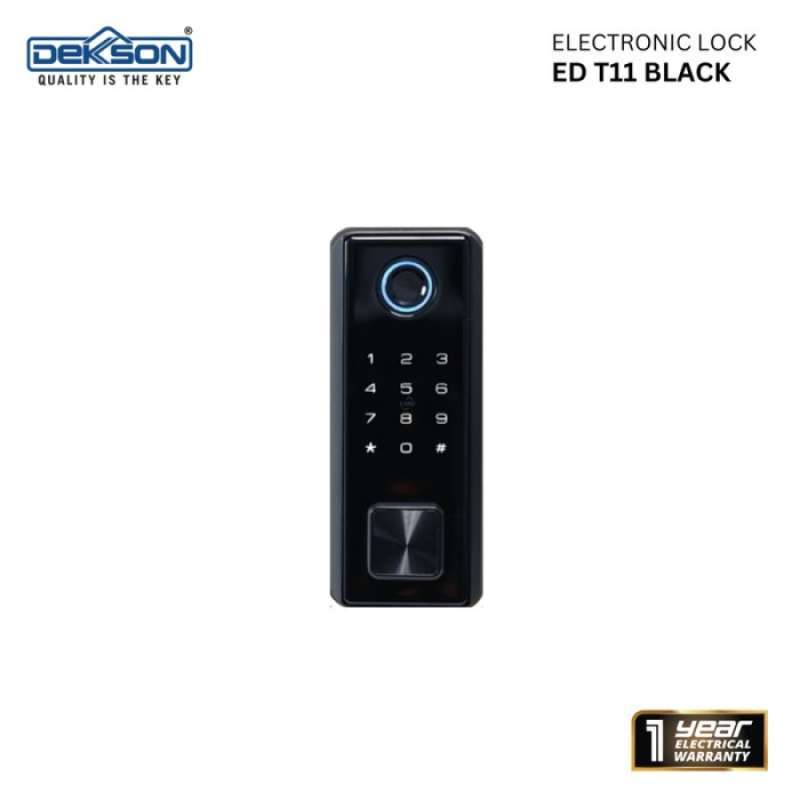 Promo Electronic Deadlock Dekkson Ed T11 Black Kunci Pintu Digital ...