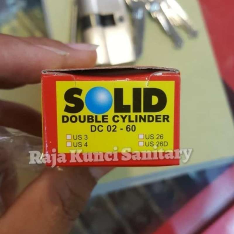 Promo Kunci Sliding Solid/deadbolt Lockcase Lc 202 Ds 40 Mm + Cylinder Diskon 23% Di Seller ...