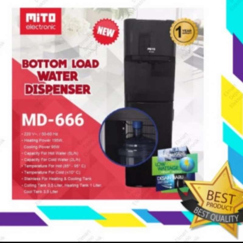 Promo Md 666 Dispenser Galon Bawah Ic Cooling Sistem Md666 Resmi Diskon ...