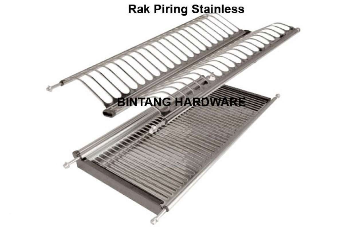 Promo Rak Piring Gelas Gantung Dalam Cabinet 70 Cm Bahan Stainless ...
