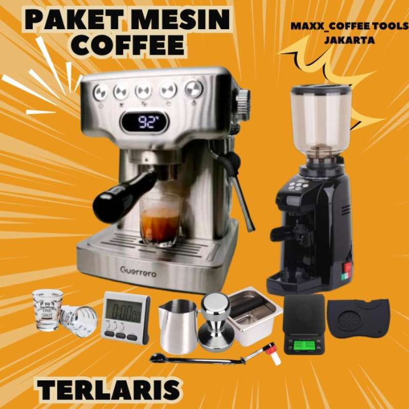 Promo Paket Mesin Coffee Shop Guerrero Tbk 01| Grinder Maquinos L20 ...