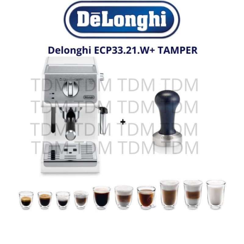 Promo Bundling Mesin Kopi Delonghi Ecp 33.21w + Tamper Diskon 23% Di ...