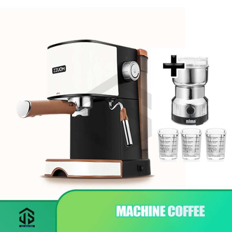 Promo Mesin Kopi Espresso Machine Coffee Maker Semi Automatic + Steamer ...