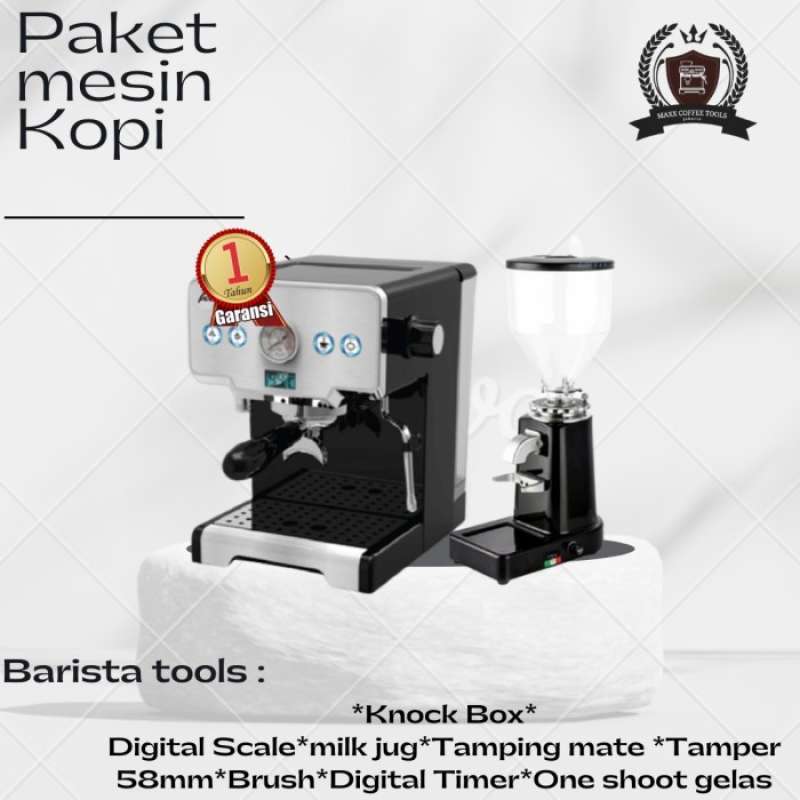 Promo Paket Lengkap Mesin Kopi Rumahan Paket Kedai /grinder N500 ...
