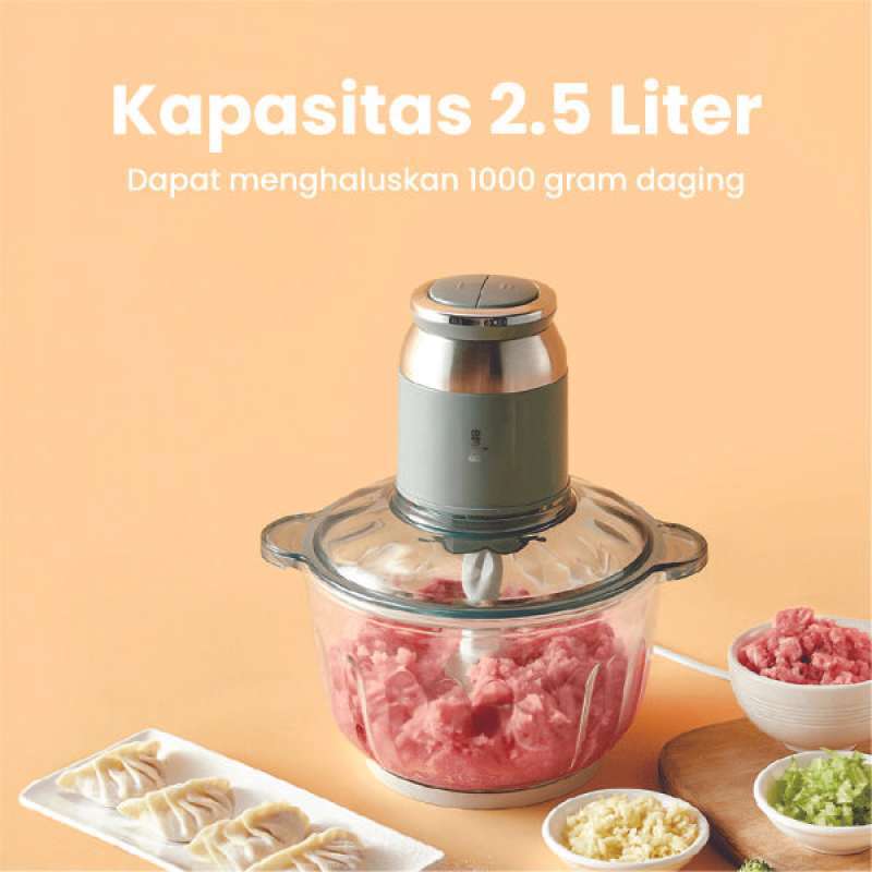 Promo Emily Electric Food Chopper 2.5l \ Alat Perajang Makanan Elektrik ...