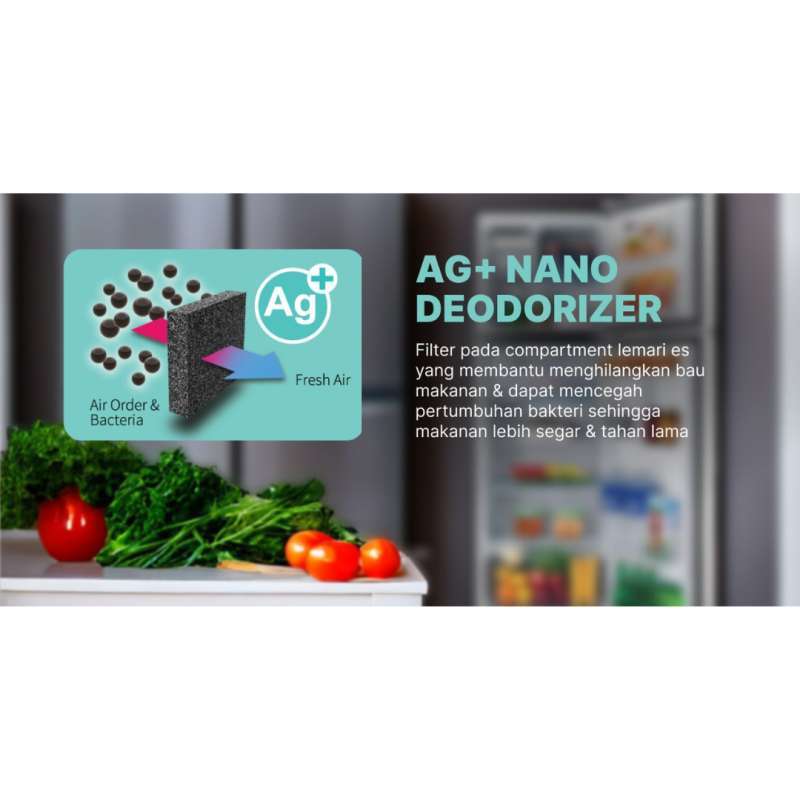 Jual Sharp Kulkas 2 Pintu Sj-450gp-sd Plasmackuster 352 Liter Twist Ice ...