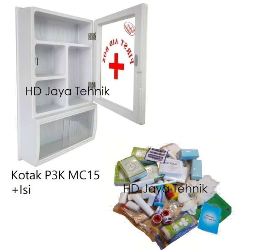 Promo Maspion Mc15 Kotak Obat P3k Dinding Lengkap Dengan Isi Type B ...