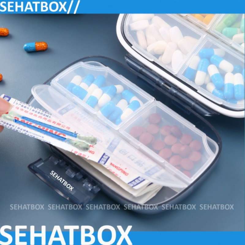 Promo Pill Box Premium Koper (( Xl Kedap Udara 7 Sekat )) Kotak Obat ...