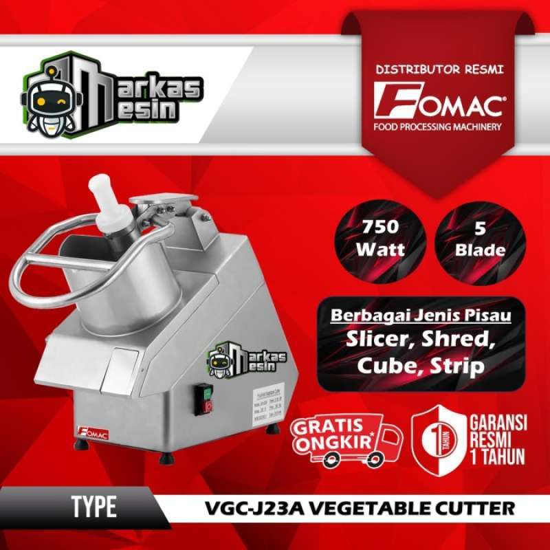 Jual Mesin Pemotong Buah Dan Sayur / Vegetable Cutter Fomac Vgc-j23a Di ...
