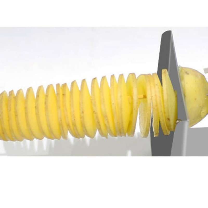 Jual Stainless Steel Alat Pemotong Kentang Spiral Otomatis Twisted ...