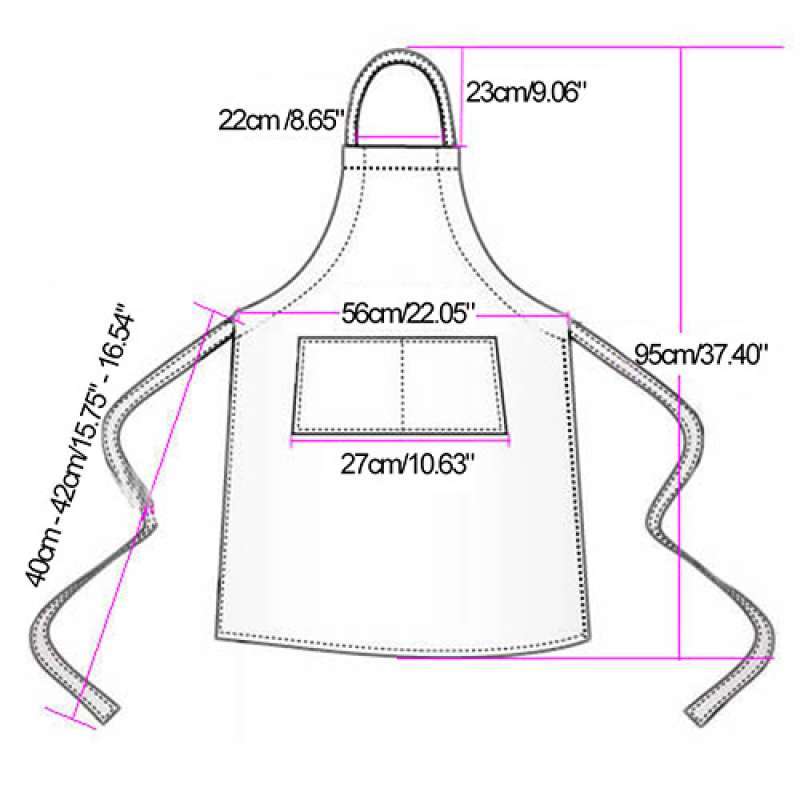 Jual Apron Celemek Garis Black White Hitam Putih Barista Chef Barber ...