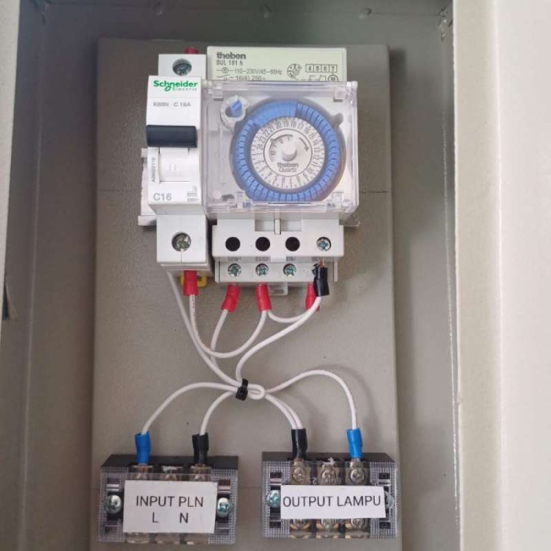 Jual Panel Lampu Pju Otomatis Timer Theben Di Seller Consume ...