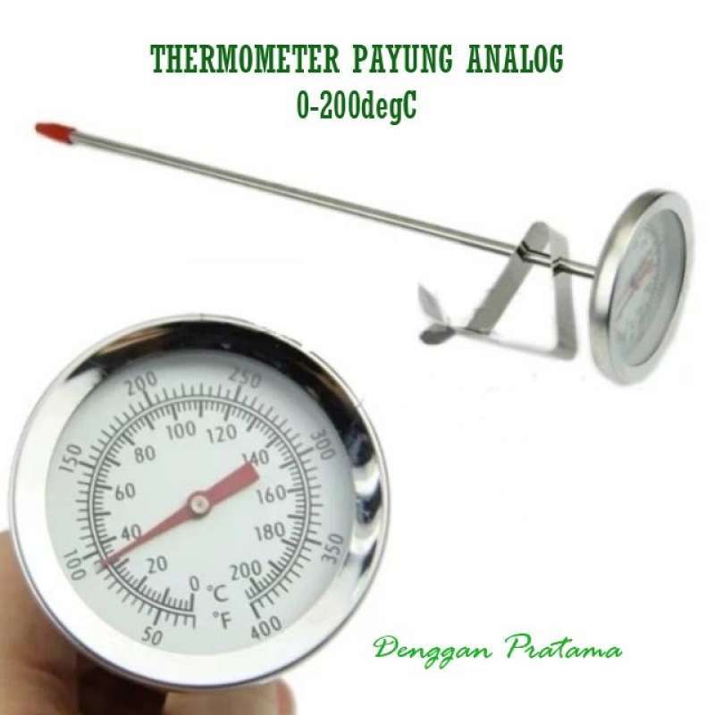 Jual Thermometer Termometer Analog Masak Kopi Daging Bbq Susu Manual Di ...