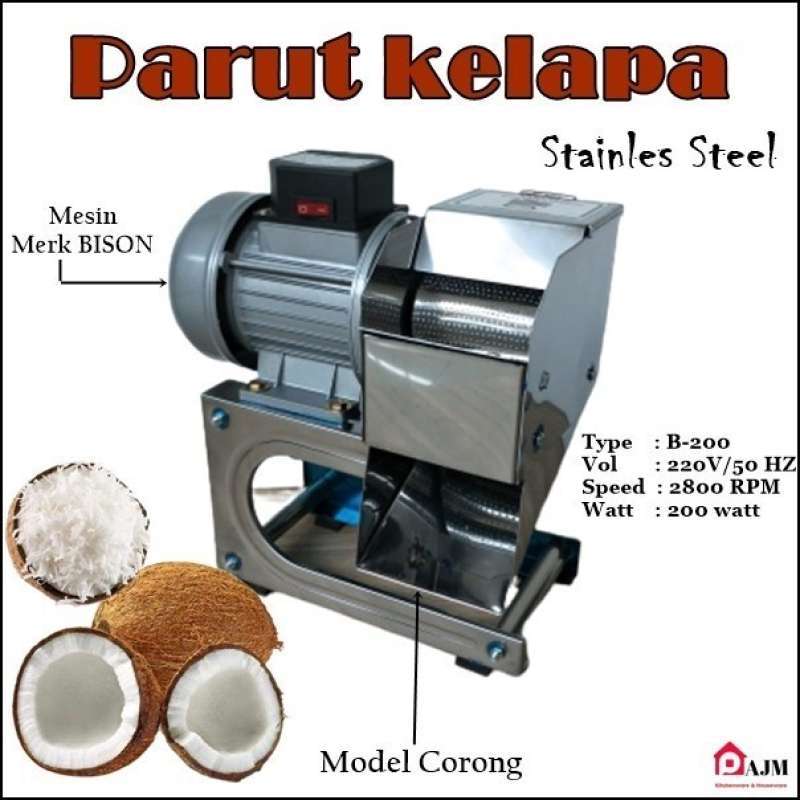 Jual Mesin Parut Kelapa Listrik Model Corong Di Seller Consume ...