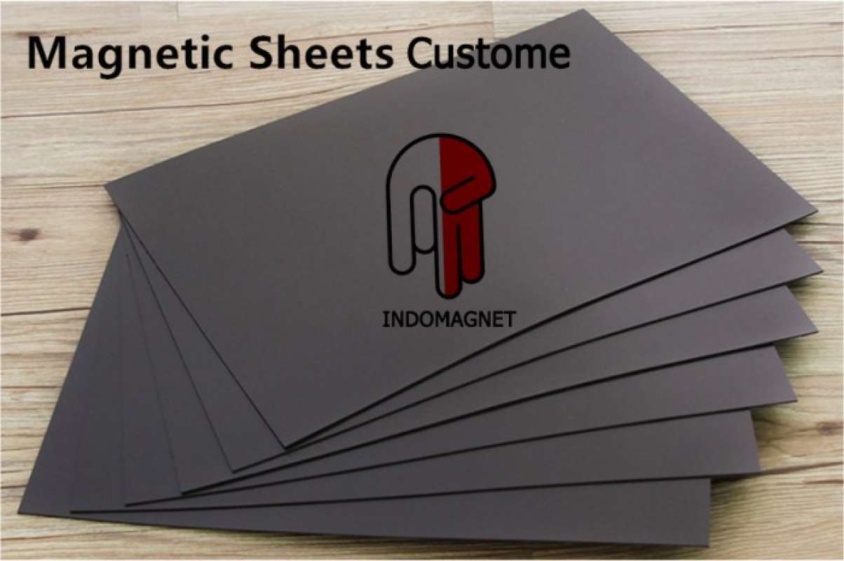 Jual Magnet Strip Lembaran Sheet Custom Ukuran Magnetic Rubber Karet Di ...