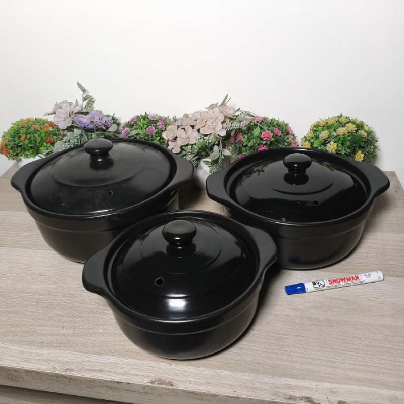 Jual Chobig Panci Keramik Masak Rebus Godok Obat Herbal Jamu Sapo Sup ...