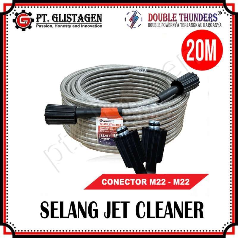 Jual Selang Steam Jet Cleaner High Pressure Hose Conector Besar M22 X ...
