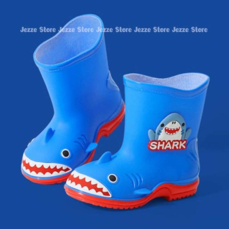 Jual Sepatu Boot Karet Tahan Air Anak Laki Laki Perempuan Baby Shark ...