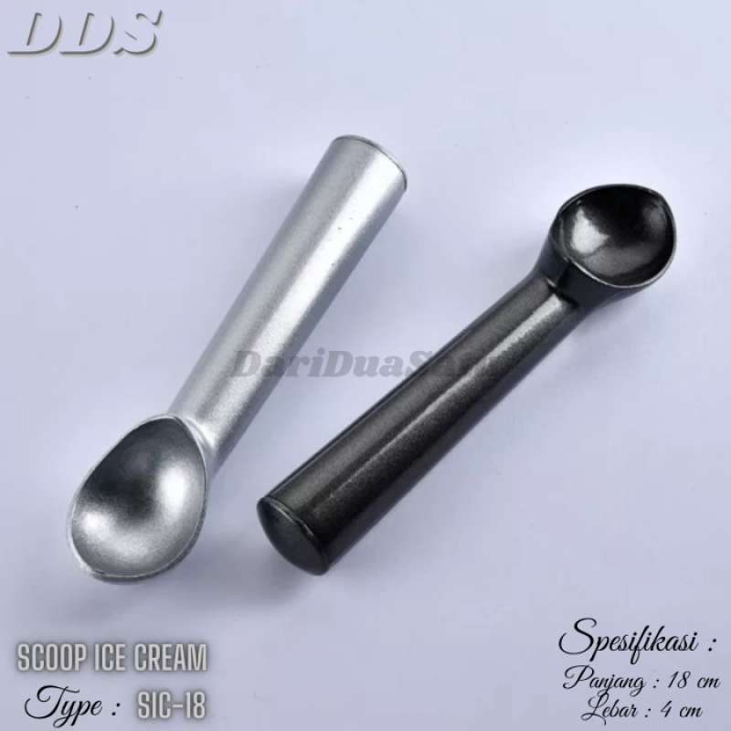 Jual Ice Cream Scoop Aluminium Sendok Es Krim Skop Es Krim Manual - Abu ...