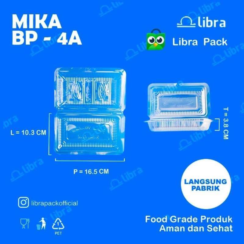 Jual Mika 4a Kemasan Kue / Mika Kue Basah / Mika Tebal / Mika Pasar ...
