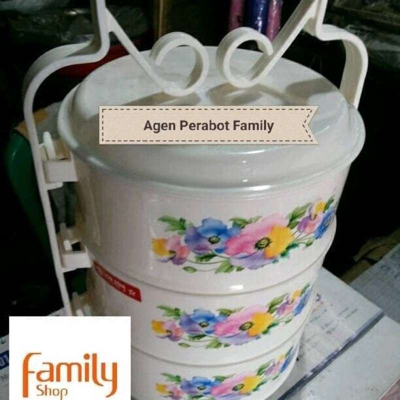 Jual Rantang Plastik 3 Susun / Food Carrier Lion Star Susun 3 Bpa Free ...