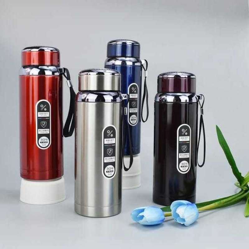 Jual Termos Air Panas Polos Stainless 1l 1 Liter / 800ml - 800ml Di ...