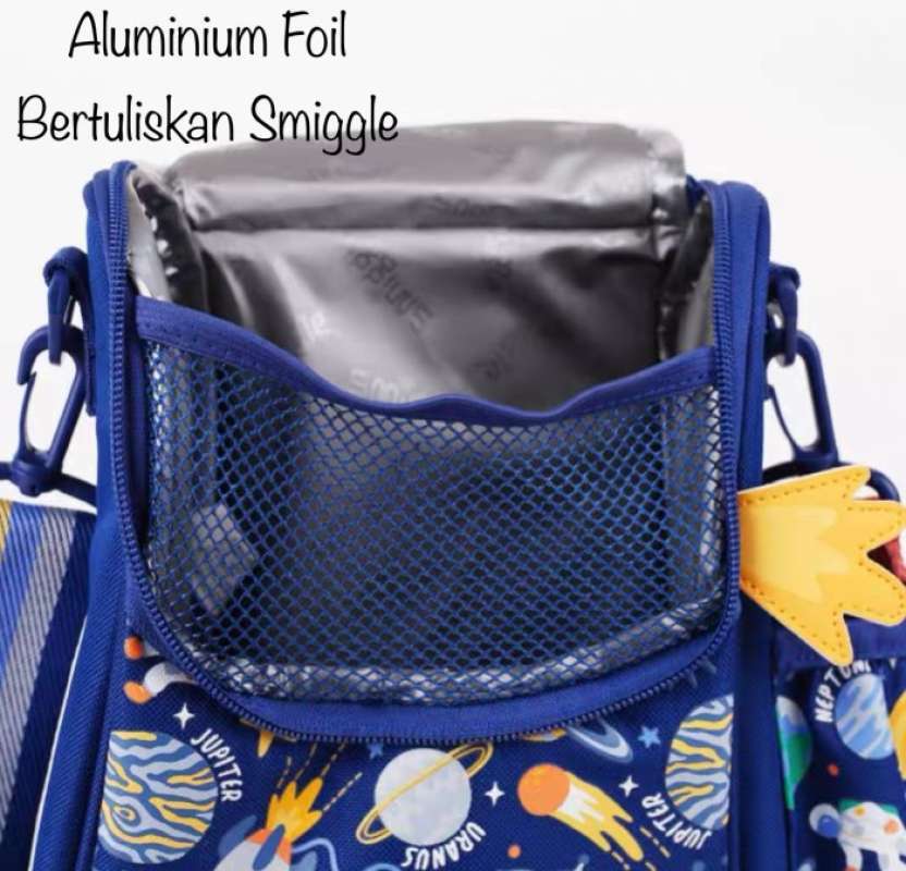 Jual Smiggle Sling Lunchbag Customise Your Name Lunch Bag - Sling Dino ...