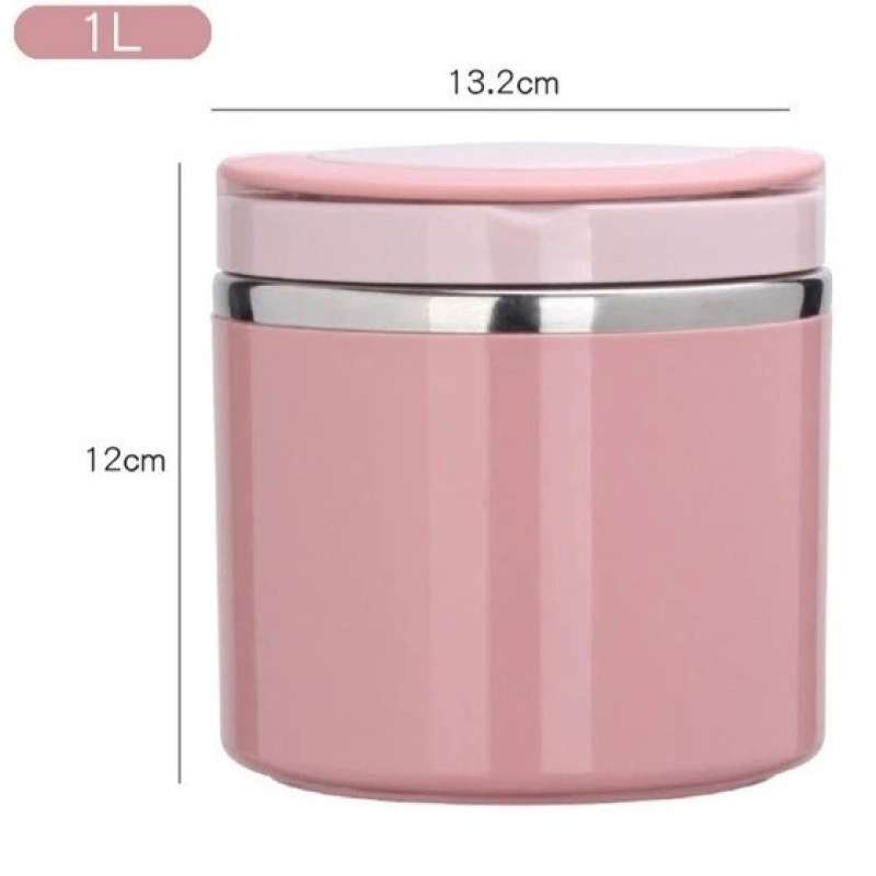 Jual Thermos Bekal Makan Rantang Sup Lunch Box Stainless Termos Makanan ...