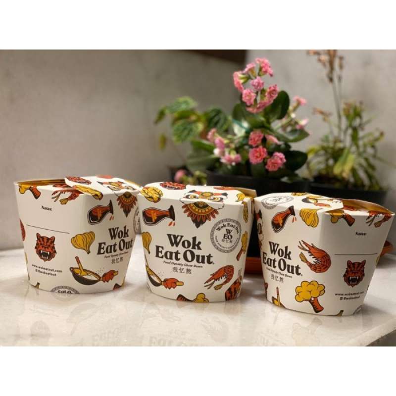 Jual Paper Food Pail/ Rice Box 500ml Isi 25pcs Di Seller Crown ...