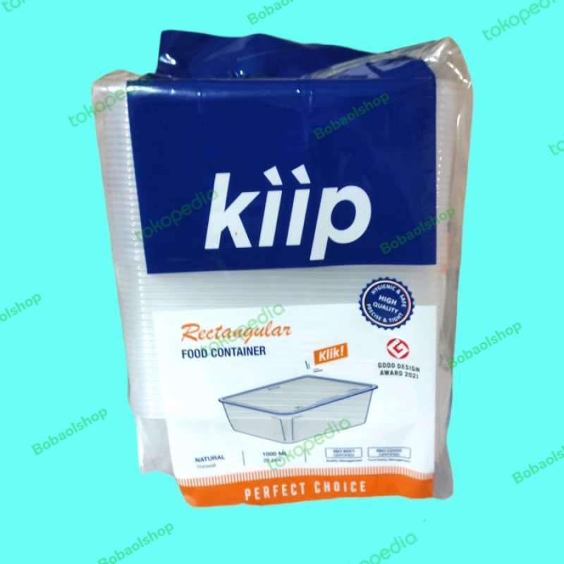 Jual Kiip Thinwall Food Container Kotak 1000 Ml Isi 25 Pcs Di Seller ...