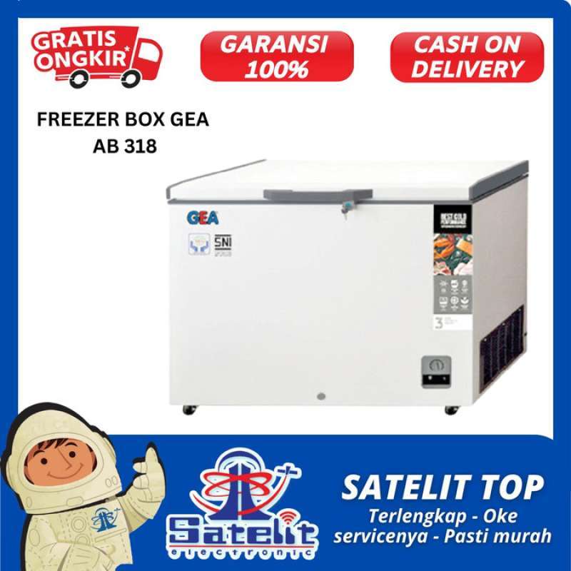Jual Freezer Box / Chest Freezer / Penyimpanan Daging Gea Ab318 / Promo ...