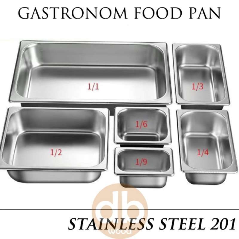 Jual Food Pan Gastronom Stainless Steel 1/6x6.5 1/6x10 1/6x15 - 1/6x15 ...