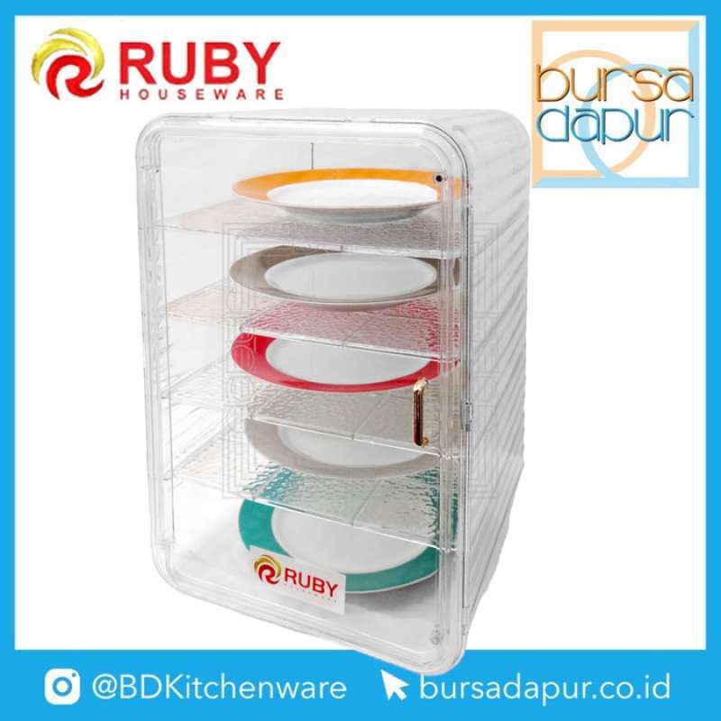 Jual Ruby Tempat Makanan 5 Susun Mewah Akrilik Penyimpan Panas Di ...