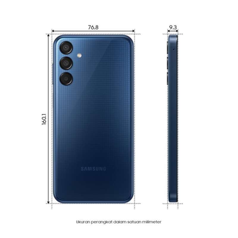 Promo Samsung Galaxy M15 5g 6/128gb - Light Blue - Gray Diskon 2% Di ...