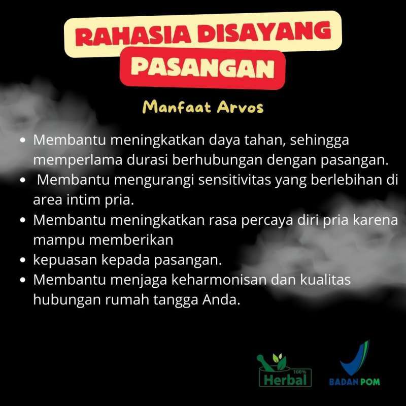 Jual Arvos Official Store - Arvos Obat Kuat Semprot Pria Tahan Lama ...