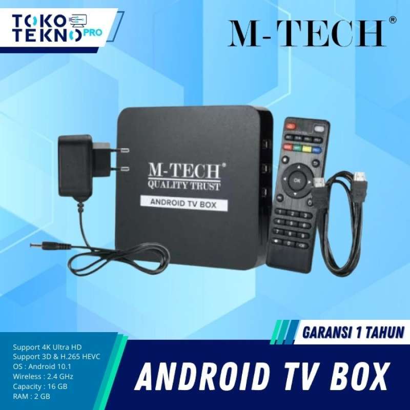 Promo Sale M-tech Set Top Box Stb Android Tv Box Tb60 4k Ultra Hd Wifi Terbaik - Tb60 Diskon 21% ...