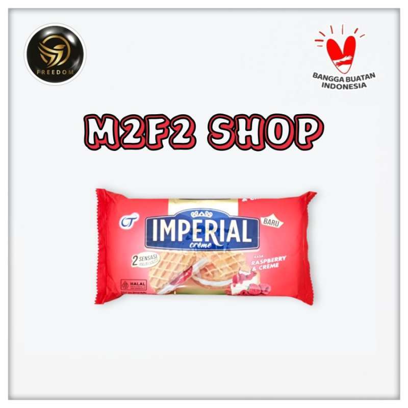 Promo Imperial Creme Raspberry | Biskuit Susu Selai Rasa Raspberry ...