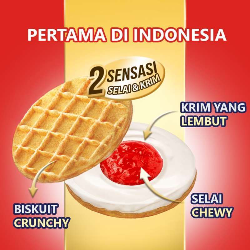 Promo Imperial Creme Raspberry | Biskuit Susu Selai Rasa Raspberry ...