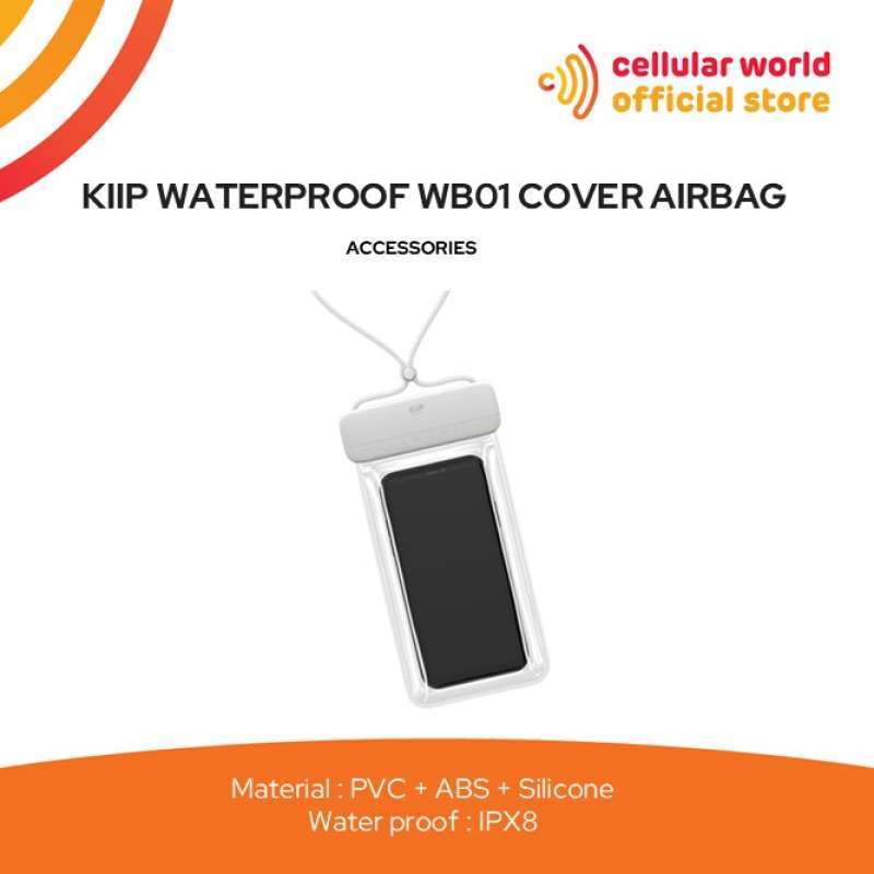 Jual Kiip Waterproof Cover Airbag Wb01 Black Di Seller Cellular World Official Store - Cellular ...