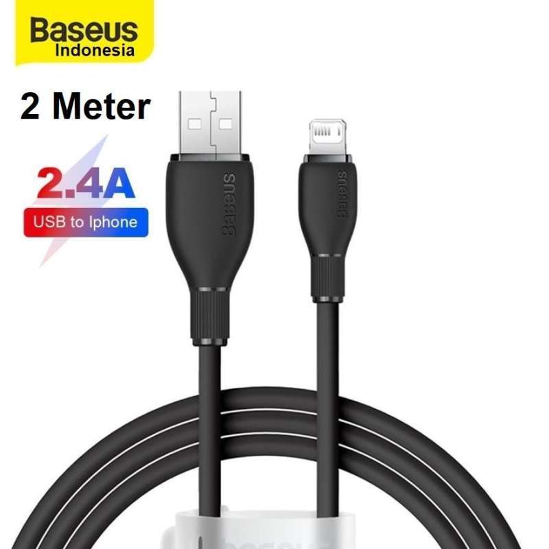 Promo Baseus Kabel Data Charger Pudding Series Usb A To Lightning 2.4a ...