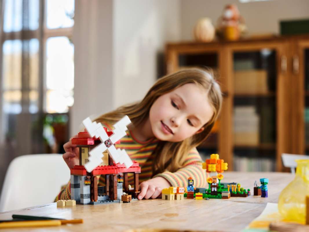 Promo Lego Minecraft 21262 The Windmill Farm Functional Creative Build ...