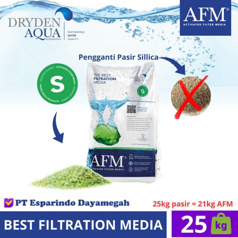 Jual Media Filter Pengganti Pasir Silika Merk Dryden Aqua - Afm S ...